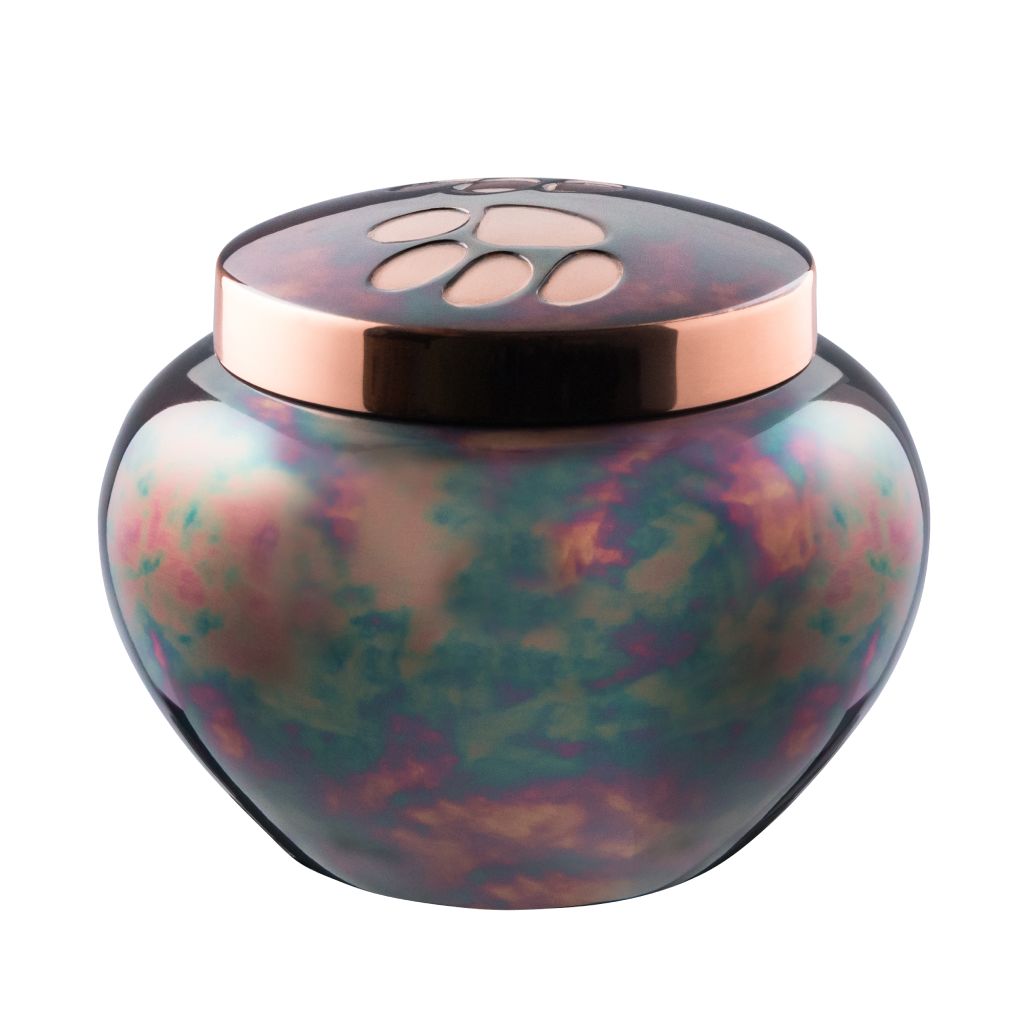 Copper Raku Ginger Jar Pet Urn - Honor Your Pet Memorial Products ...